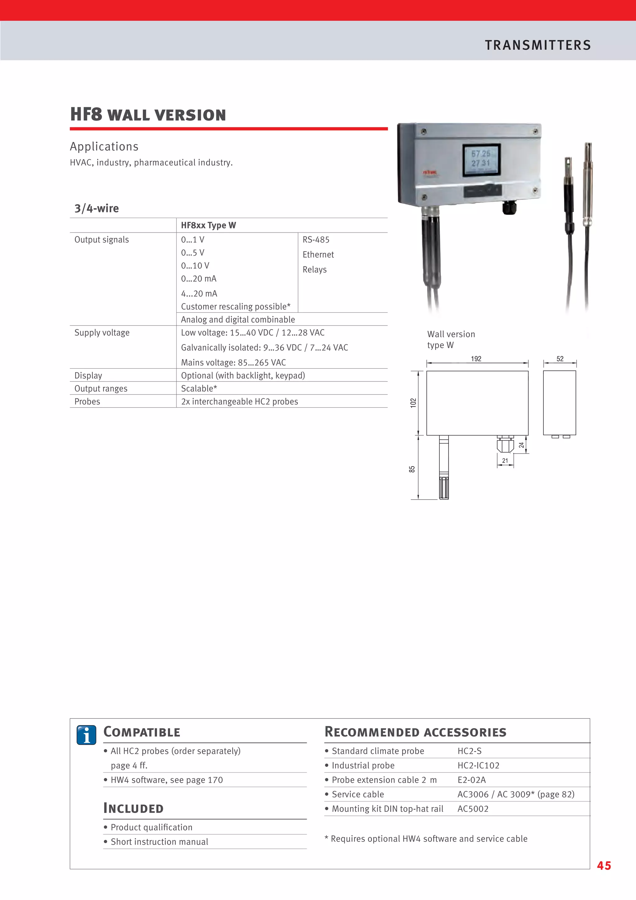 Rotronic Instruments Temperature, Humidity, Flow, Pressure & Carbon ...
