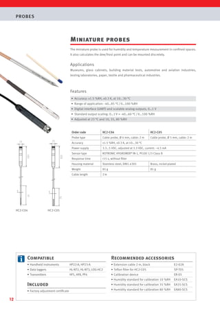 Rotronic Instruments Temperature, Humidity, Flow, Pressure & Carbon ...
