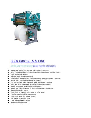 Newspaper Printing Machines | Rottaprintindia | PDF