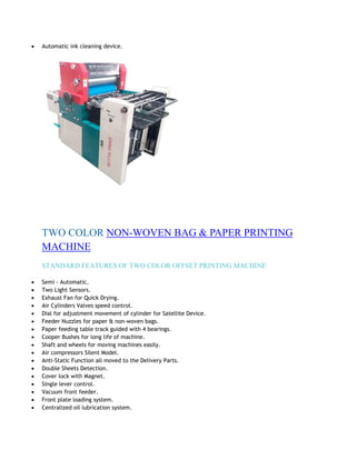 Newspaper Printing Machines | Rottaprintindia | PDF