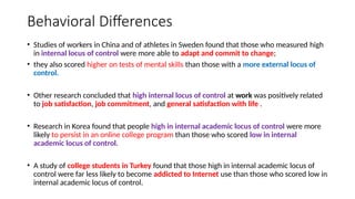 Psychology -Theory of Personality Julian Rotter | PPTX