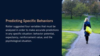 Rotter and Mischel Cognitive Social Learning Theory | PDF