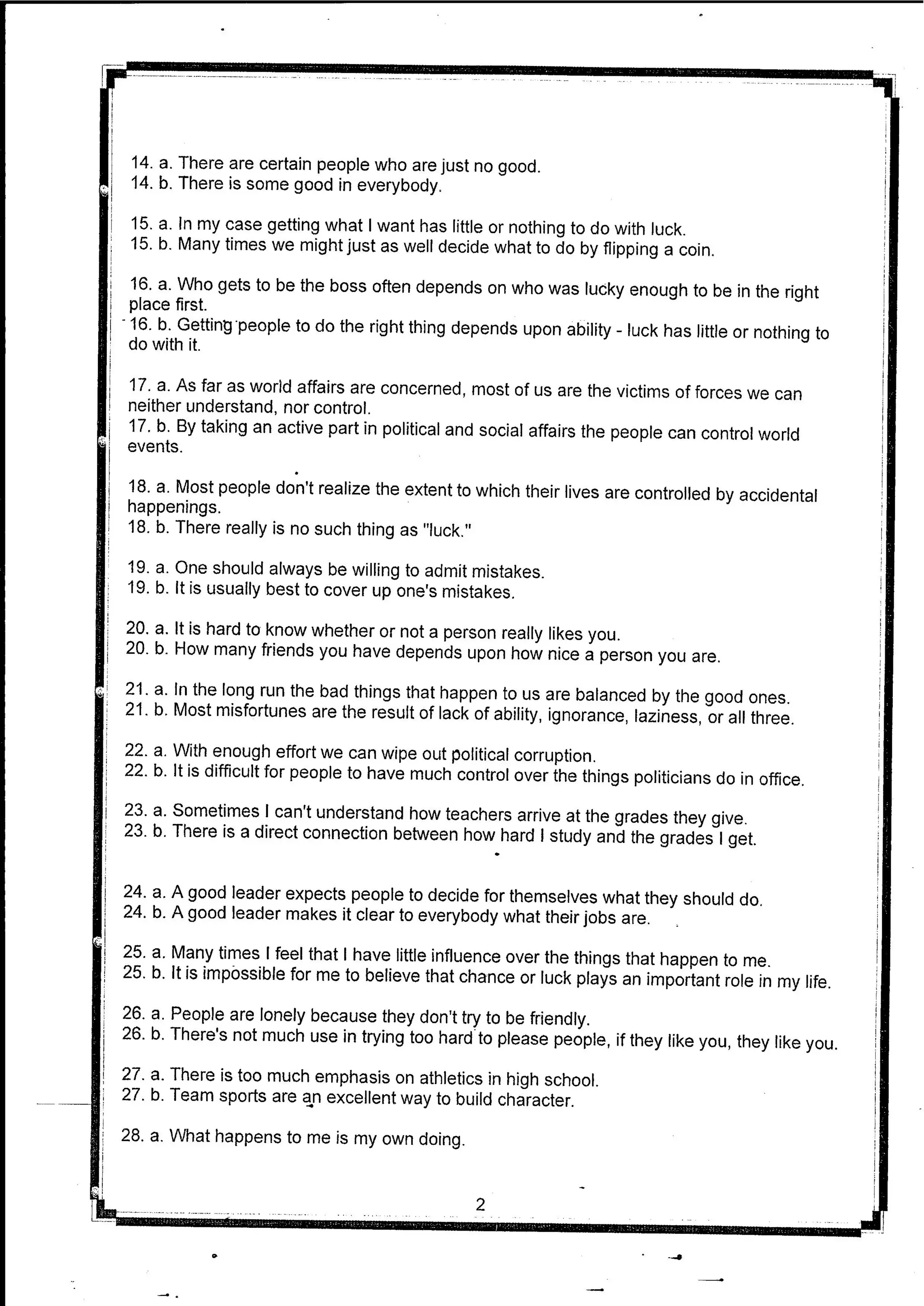 Rotters locus of_control_scale | PDF