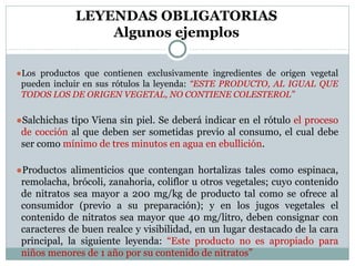 Rotulado de alimentos curso rea | PDF