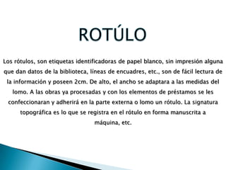 Rotulo Y Calibre | PPTX