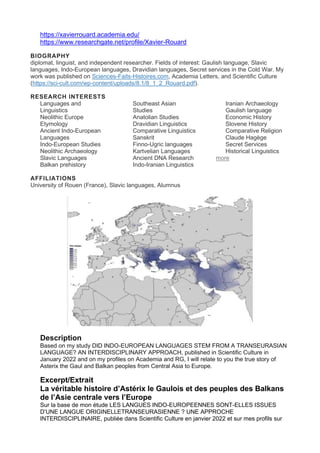 Astérix is a Biased Artifact | PDF