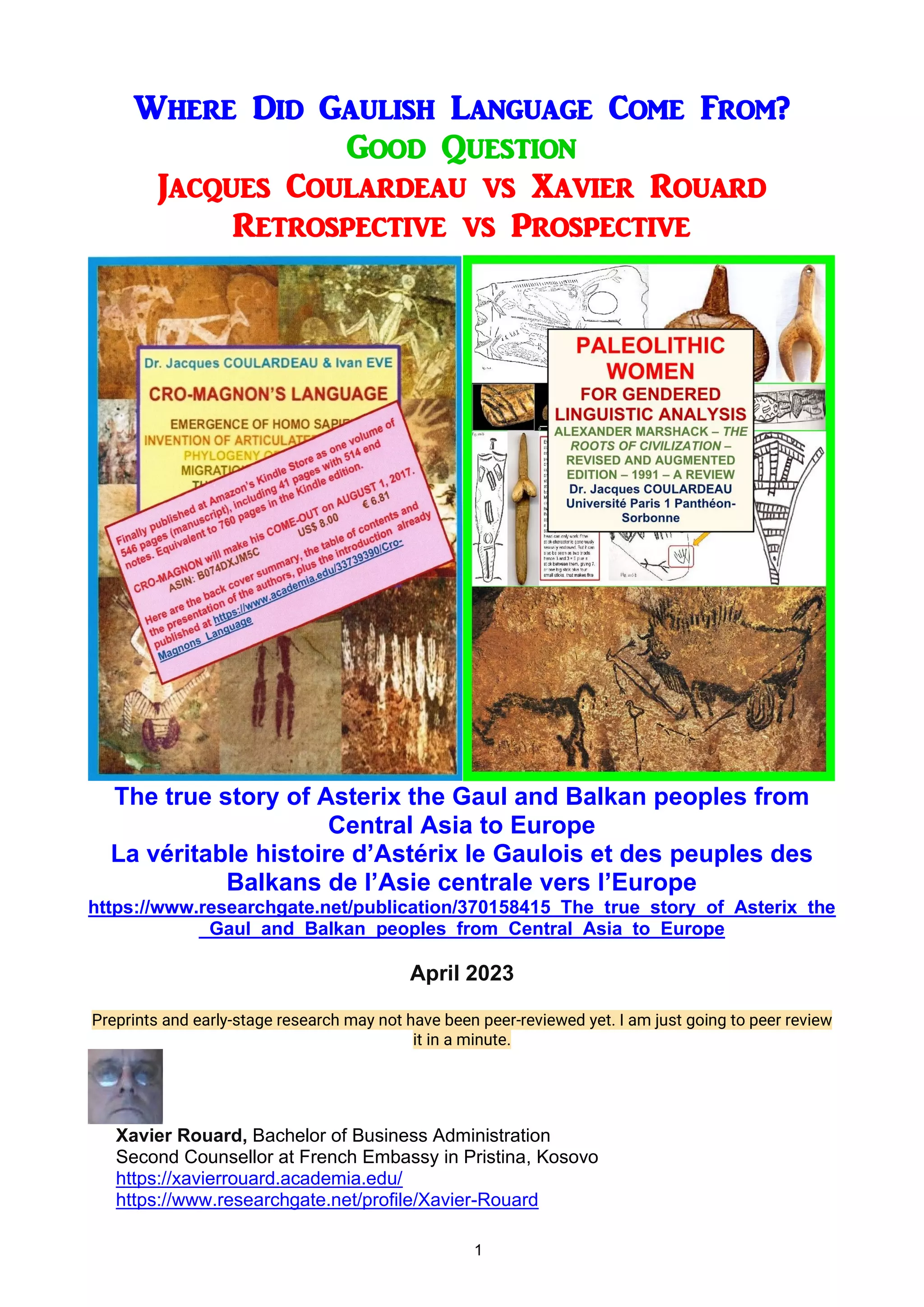 Where Did Gaulish Language Come From? | PDF