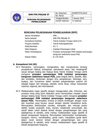 Roudhotun nashiroh rpp 3 | PDF