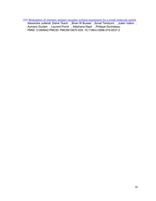 CAR-T CELLS IN SOLID TUMORS | PDF | Cancer | Diseases and Conditions