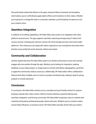 what is VN Video Editor and to use it.pdf