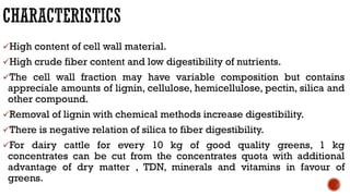 Introduction of Roughages and concentrates | PDF
