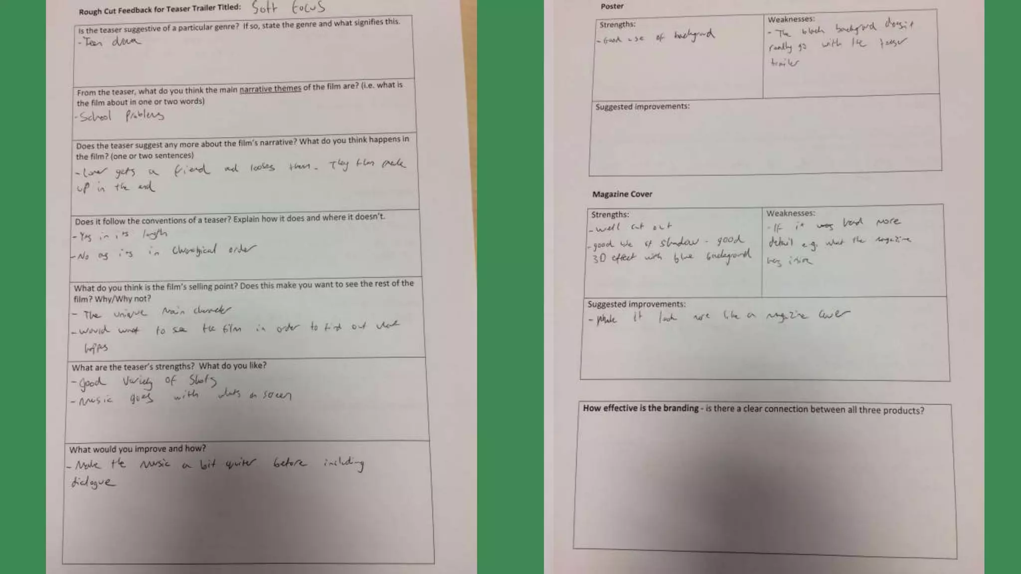 Rough Cut Feedback | PPT