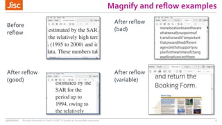 Alistair McNaught - Rough diamond or fool's gold? E-content as an accessibility solution | PPT