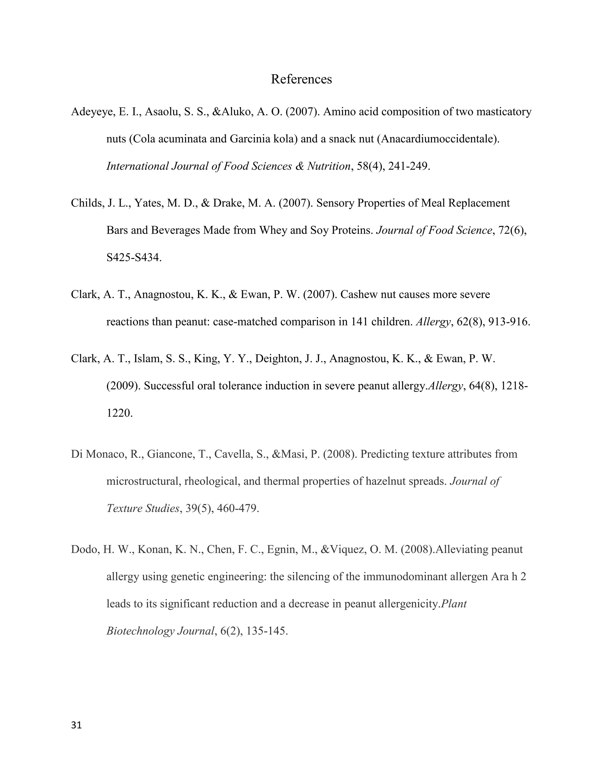 Experimental Foods Research Paper | DOCX