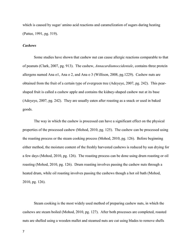 Experimental Foods Research Paper | DOCX