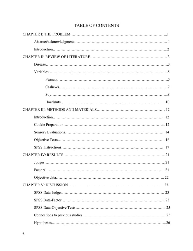 Experimental Foods Research Paper | DOCX