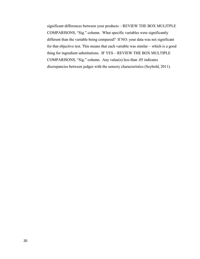 Experimental Foods Research Paper | DOCX