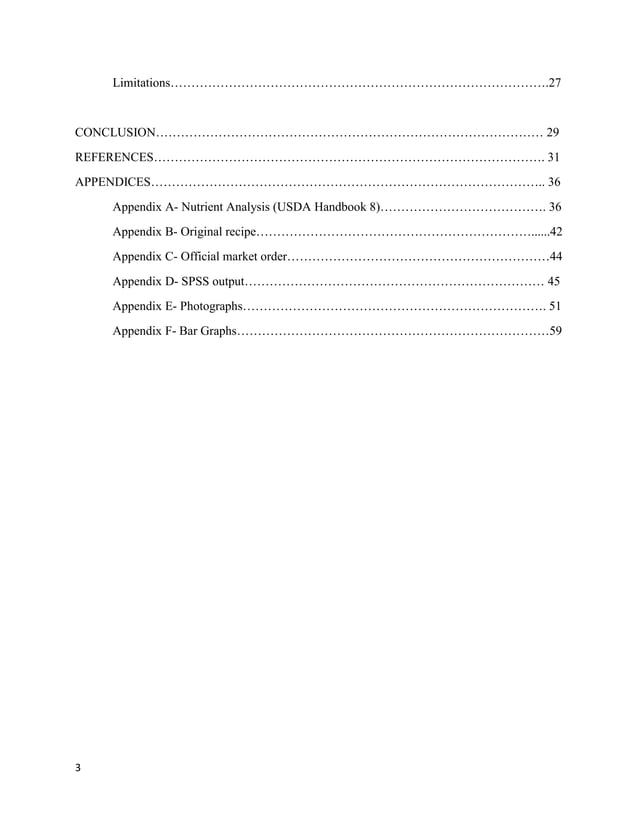 Experimental Foods Research Paper | DOCX