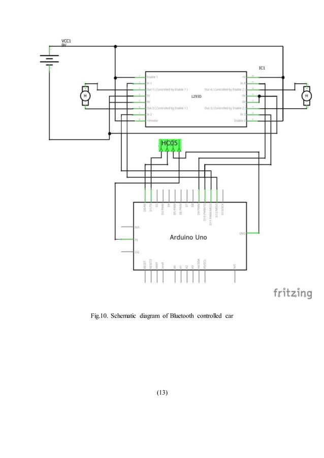 Bluetooth Controlled Robot Project Report | DOCX