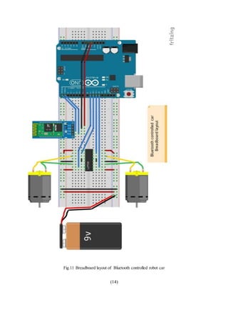 Bluetooth Controlled Robot Project Report | DOCX