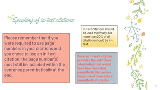 Rough draft check:MLA parenthetical and in text citations | PPT