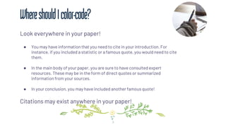 Rough draft check:MLA parenthetical and in text citations | PPT