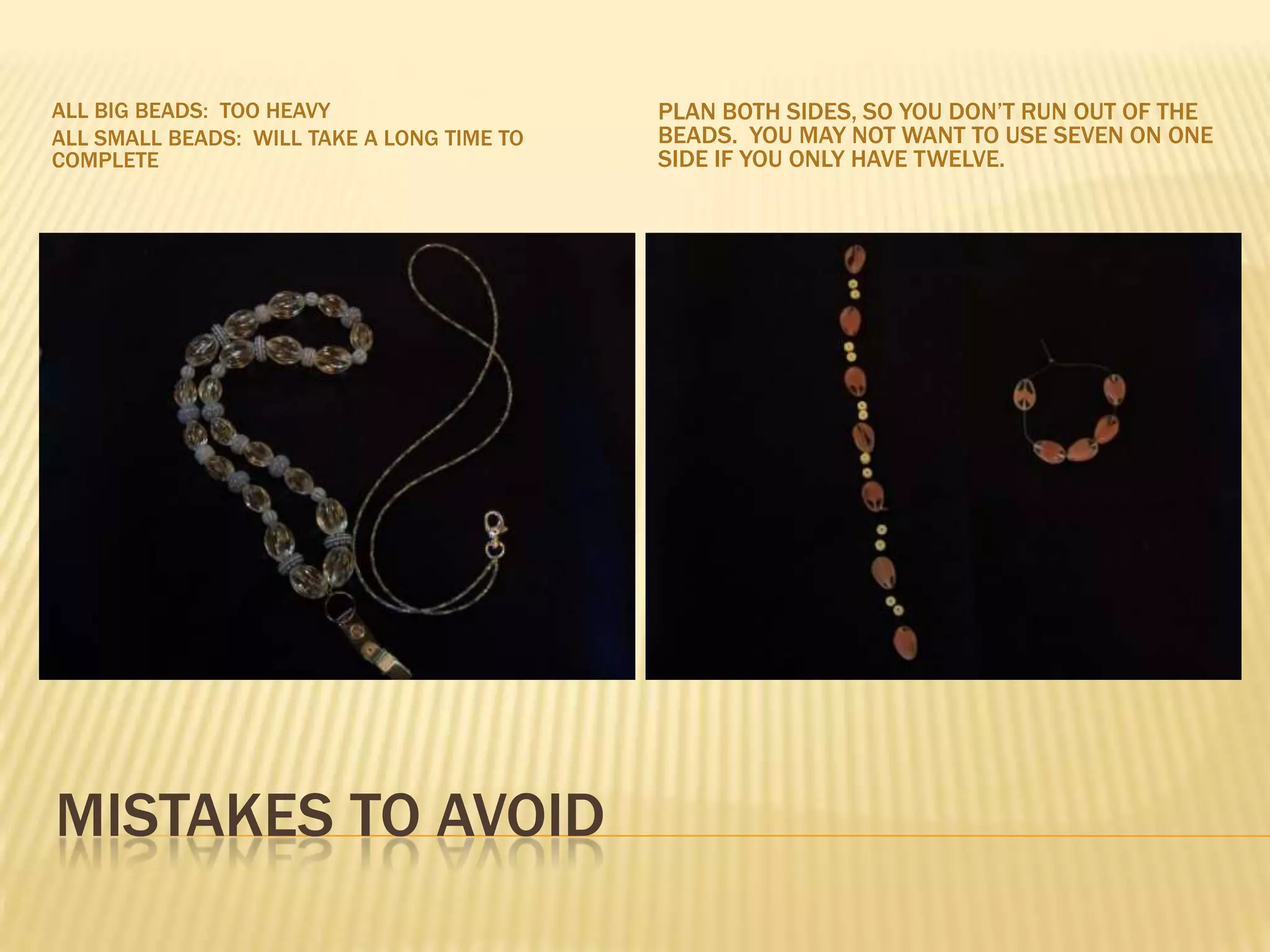 Rough Draft Lanyard Instructions | PPTX