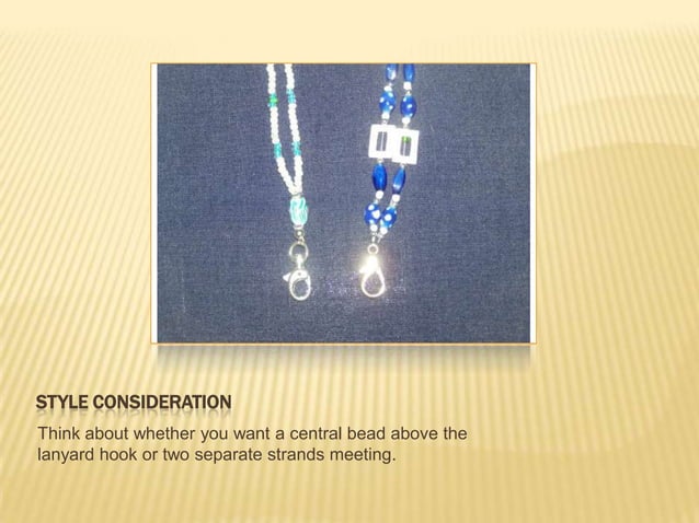 Rough Draft Lanyard Instructions | PPT | Free Download