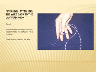 Rough Draft Lanyard Instructions | PPTX