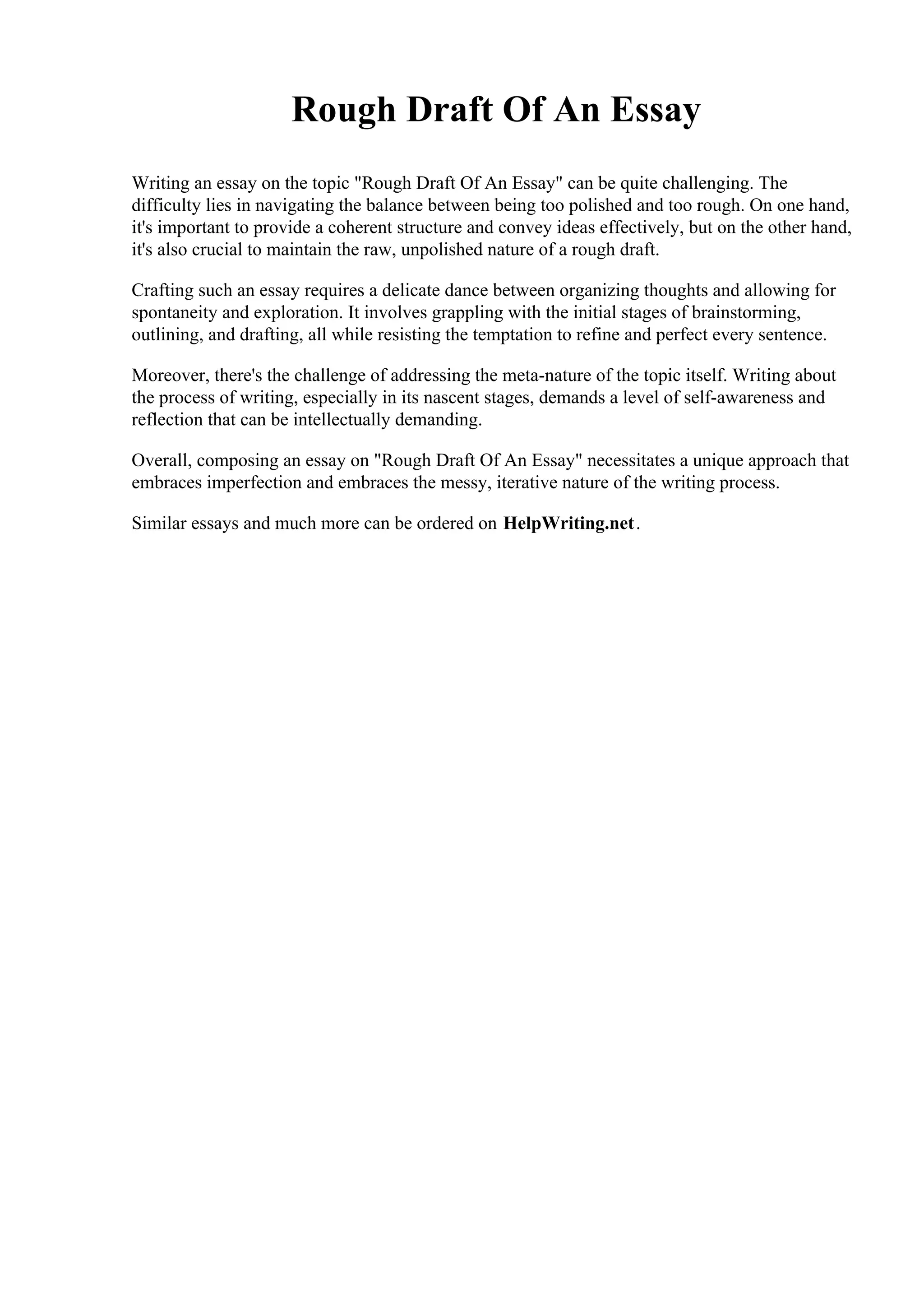 Rough Draft Of An Essay.pdf