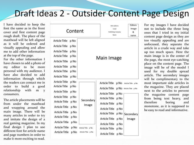 AS Media Magazine Design rough Drafts | PPT