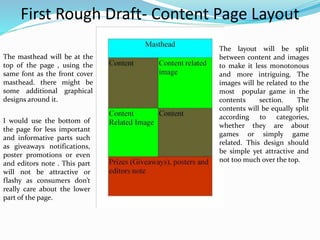 AS Media Magazine Design rough Drafts | PPT