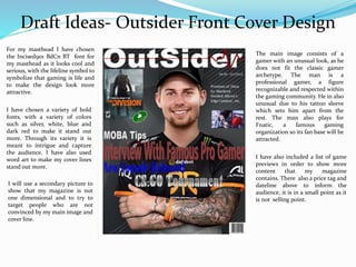 AS Media Magazine Design rough Drafts | PPT