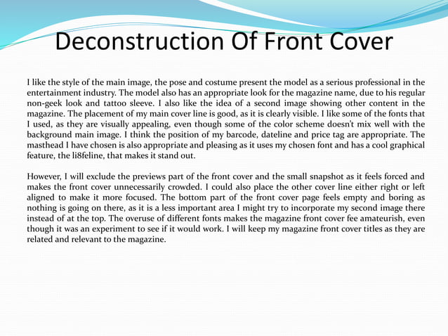 AS Media Magazine Design rough Drafts | PPT