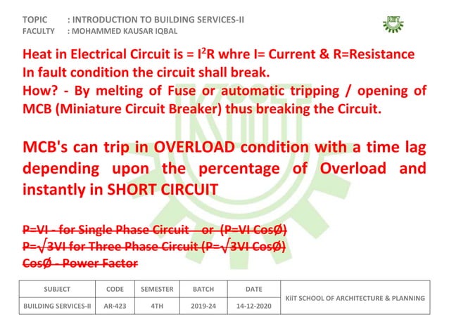 Rough Electrical Load calculations for electrical equipments.docx