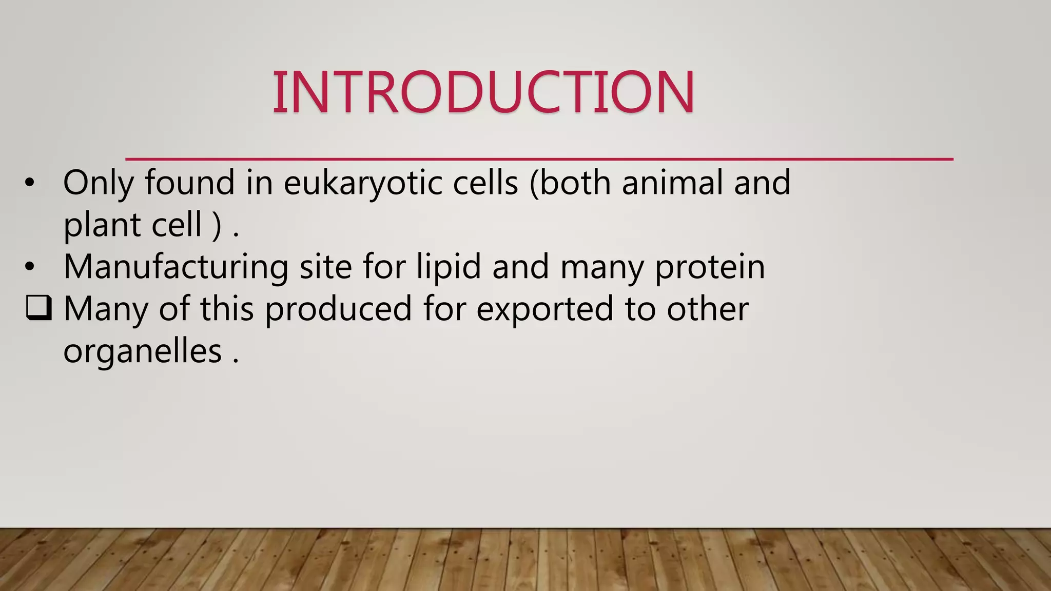 Rough endoplasmic reticulam (rer) ( introduction structure & function ...