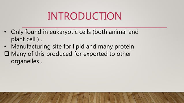 Rough endoplasmic reticulam (rer) ( introduction structure & function) | PPTX