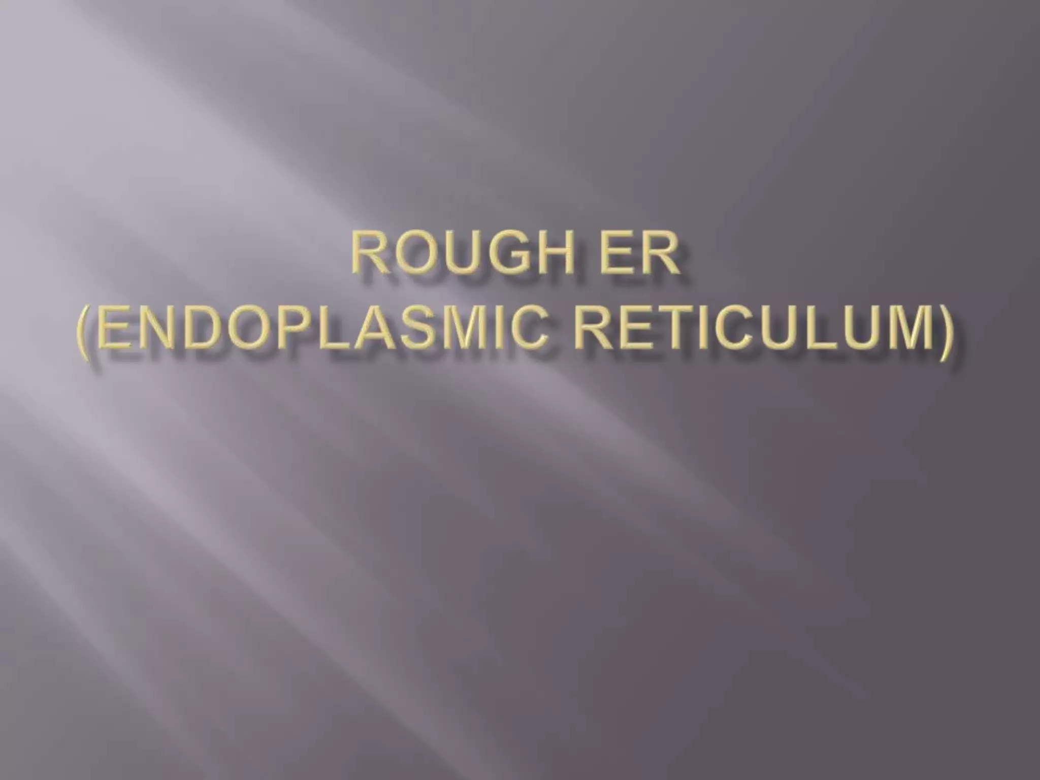 Rough er | PPT