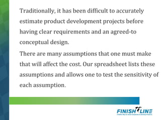 Determining Product Development Cost | PPT