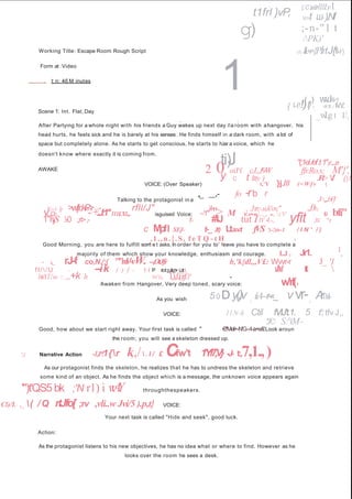 Rough script 1 and 2 combined | PPTX | Action-Adventure Video Games ...