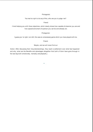 Rough script 1 and 2 combined | PPTX | Action-Adventure Video Games ...