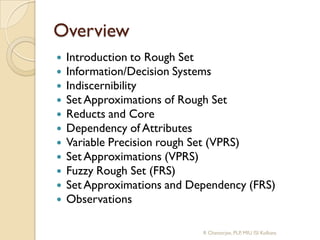 Roughset & it’s variants | PDF