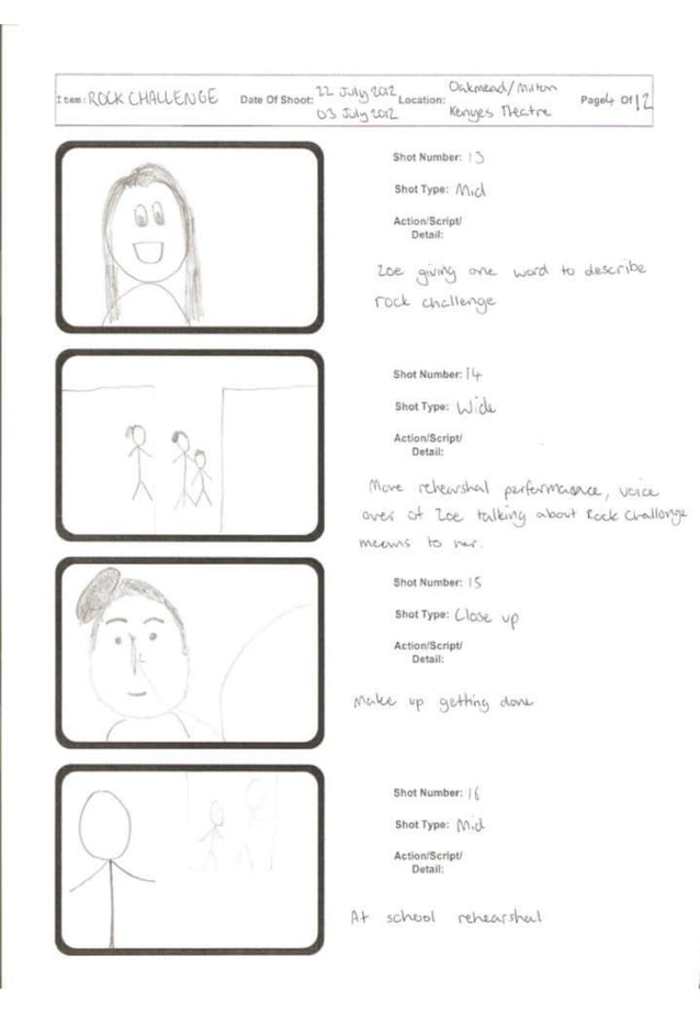 Rough storyboard | PPTX