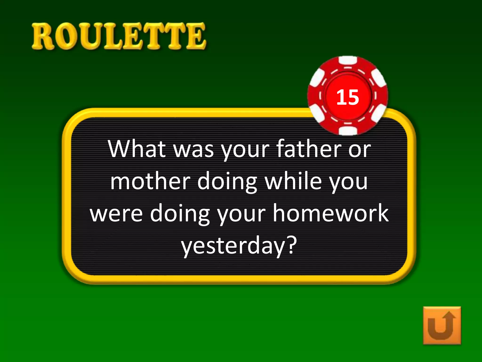 Roulette ppt-fun-activities-games-games-grammar-drills 52447 | PPT