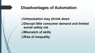 The Rise of automation in Bangladesh | PPT