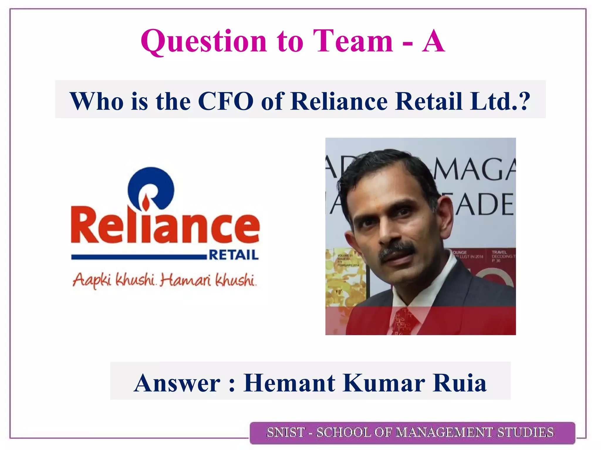 Round 3 chiefs of company | PPT