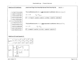 Round ended lugs using horner's rule | PPT