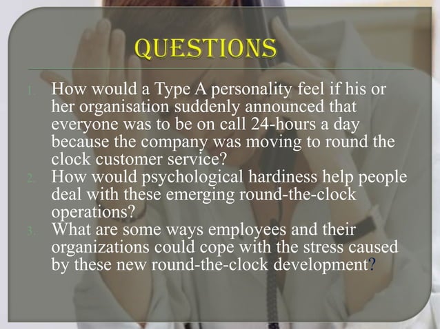 Round the-clock stress | PPT