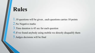 Round 1.pptx. Sjbit | PPTX | Business | Business and Finance