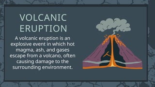TYPES OF NATURAL DISASTERS AND ITS AFFECTS TO ENVIRONMENT | PPTX